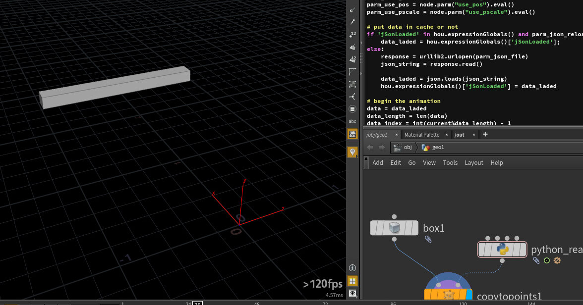 Houdini Python cache Data